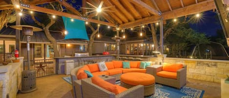 Casa, várias camas, acesso à piscina, vista para a piscina (1605 Lone Man Cmb) | Terraço/pátio interior