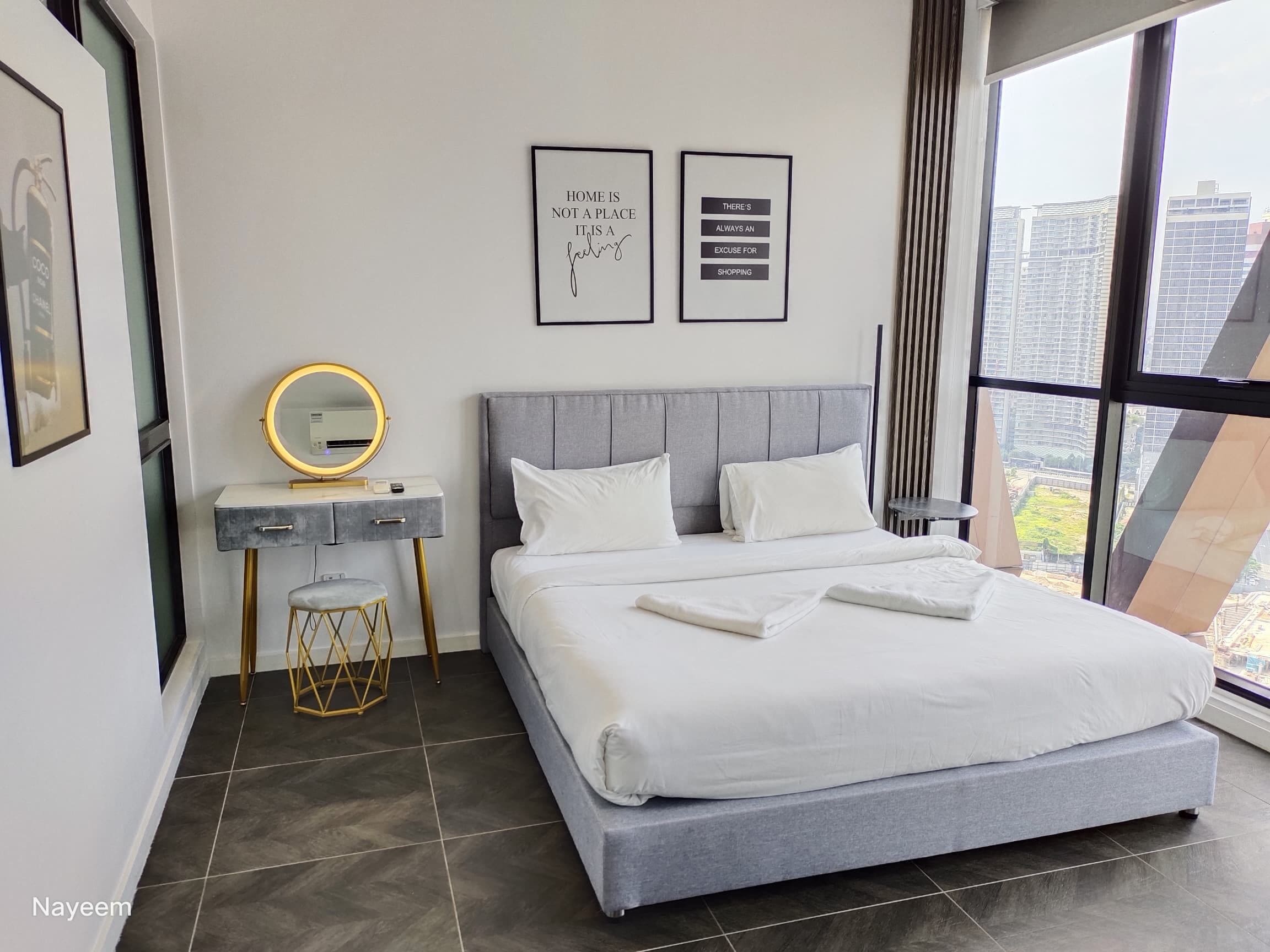 Apartamento Familiar, 1 quarto, Vista para a cidade | Lençóis de algodão egípcio, roupa de alta qualidade 