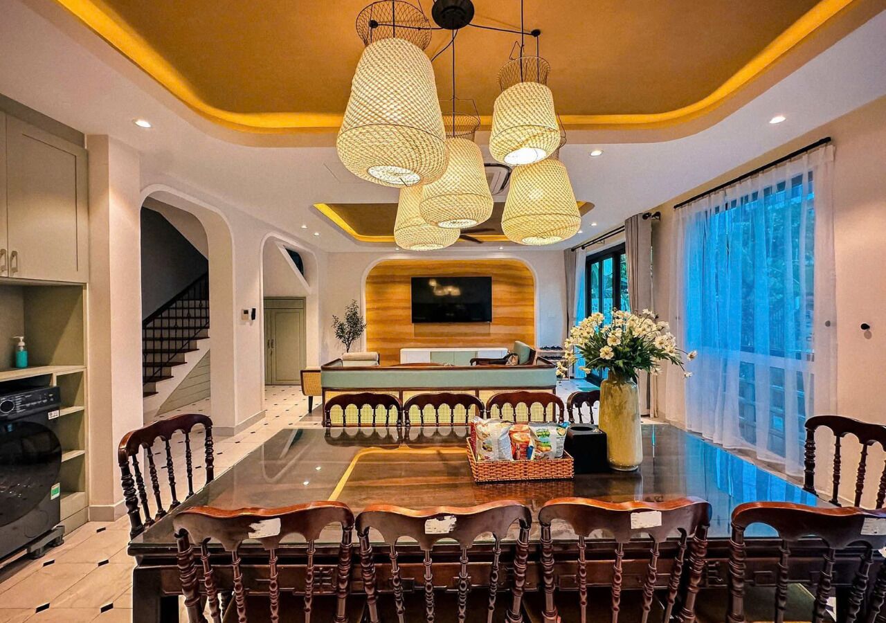 Villa Deluxe, varanda, vista para a piscina | Lençóis de algodão egípcio, roupa de alta qualidade 