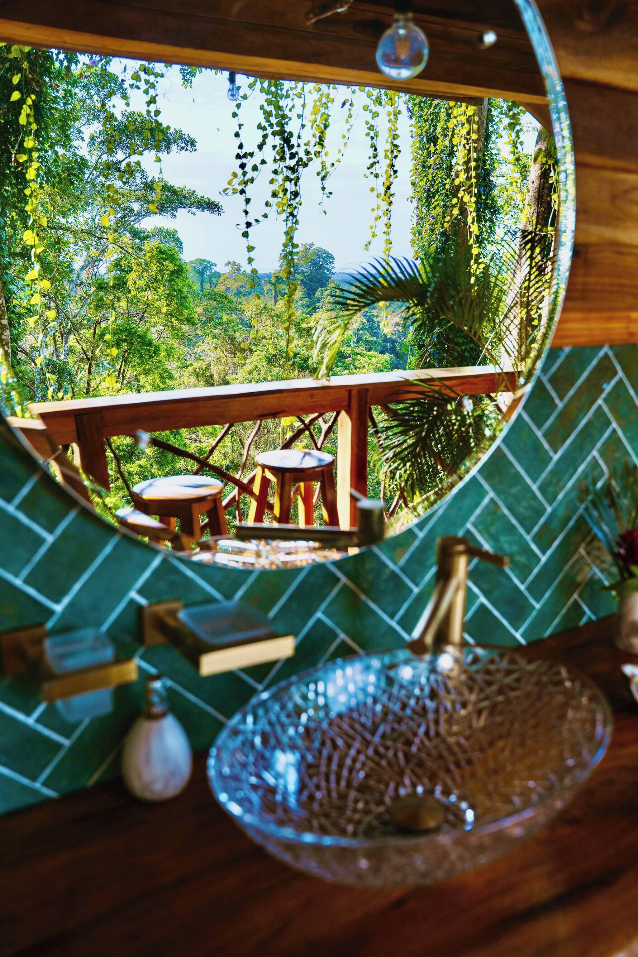 Cabine, 1 quarto, varanda, vista para o jardim | Interior