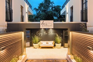 Entrada do alojamento