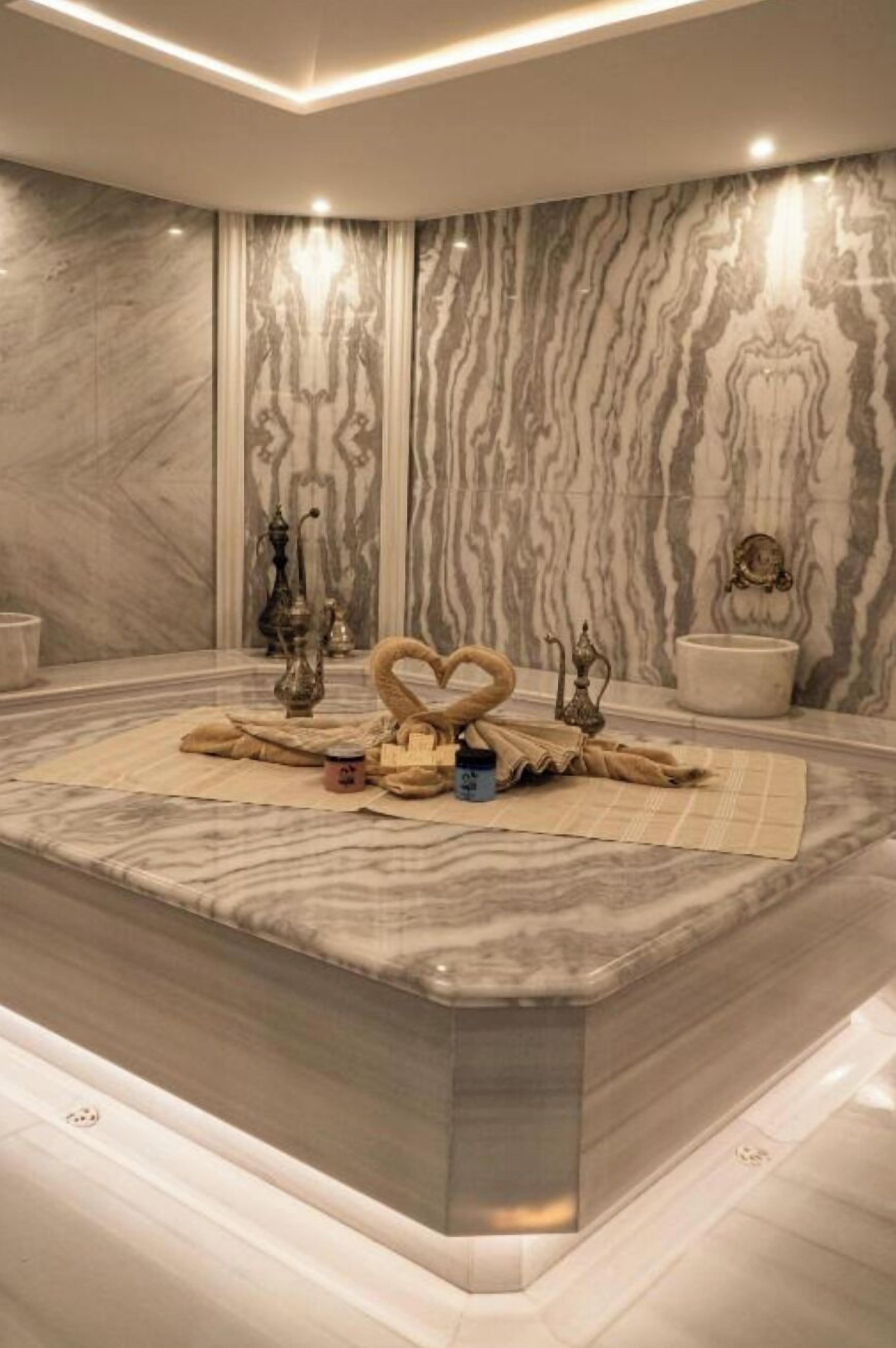 Banho turco/hammam, massagens