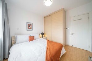Apartamento Superior, 2 quartos, cozinha, Vista para a cidade | Wi-fi grátis 