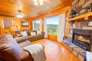 Cabana, 1 quarto | Área de estar