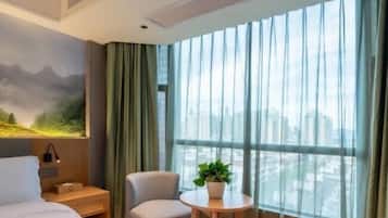 Quarto Individual de Luxo, Vista para a cidade | Wi-fi grátis