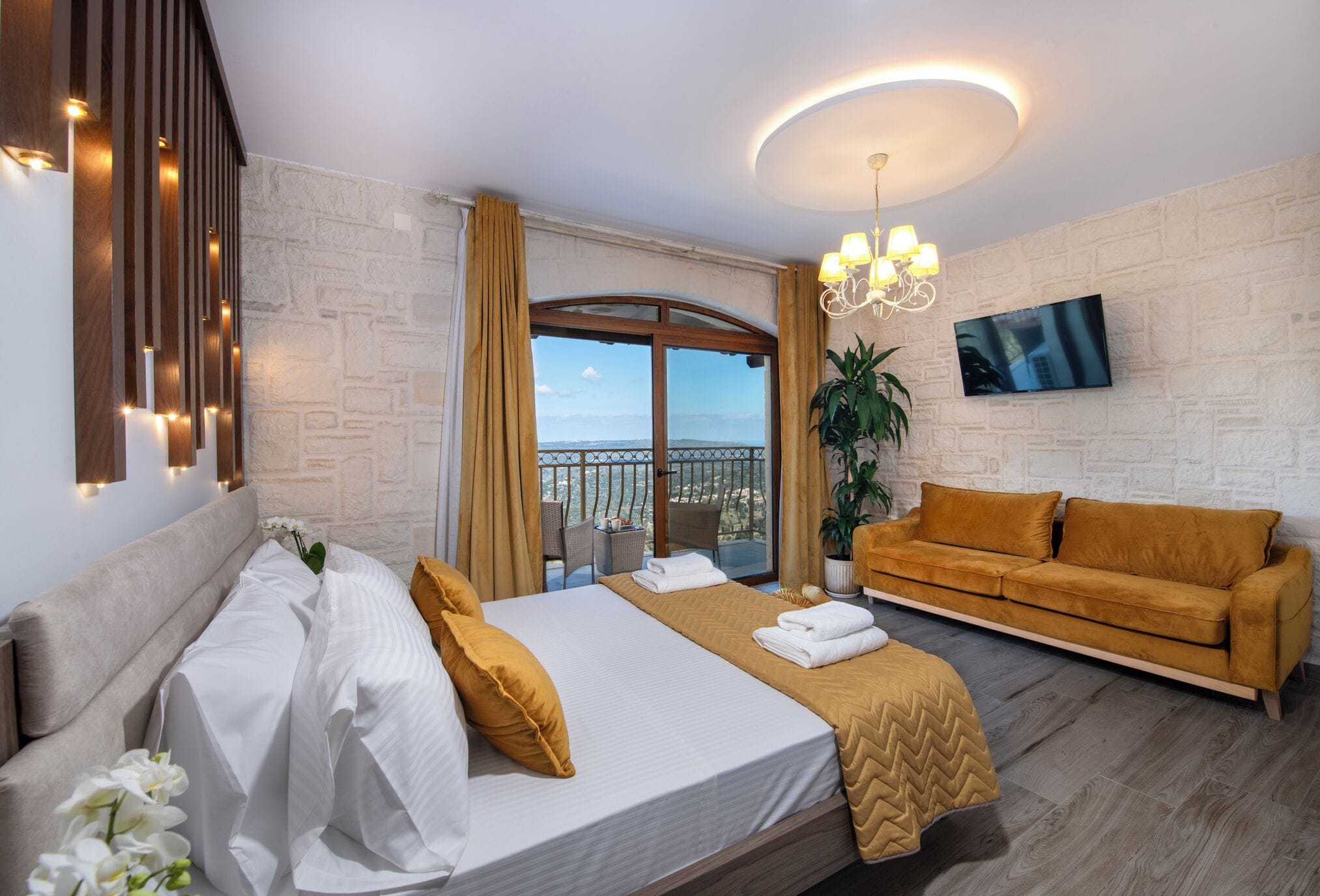 Vila superluxo, 3 quartos, piscina particular, vista para o mar | Roupas de cama premium, individualmente decorados