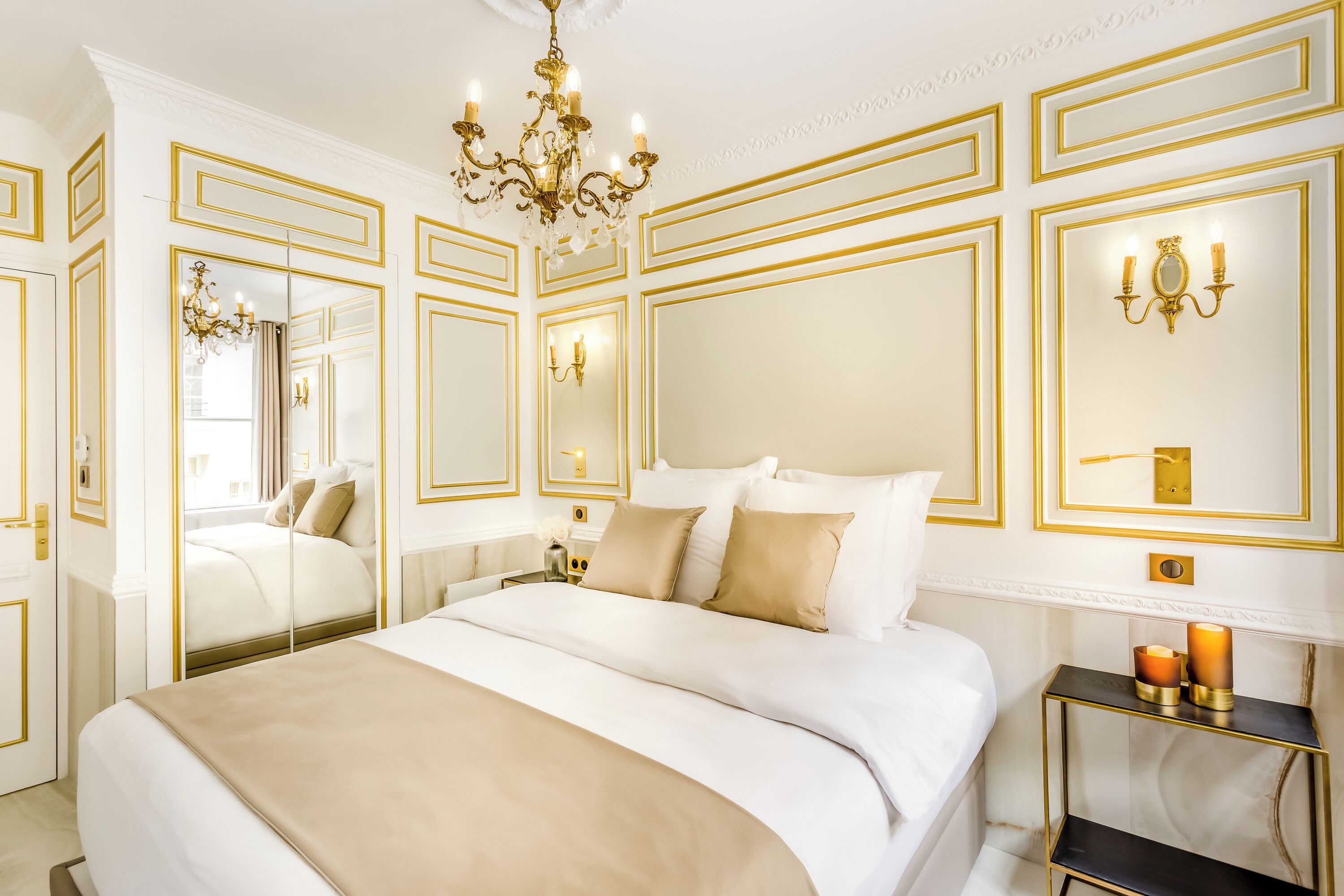 Apartamento, vista para a cidade | Roupas de cama antialérgicas, camas com colchões pillow-top