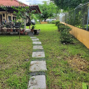 Casa, 3 quartos, para fumantes, piscina particular | Jardim