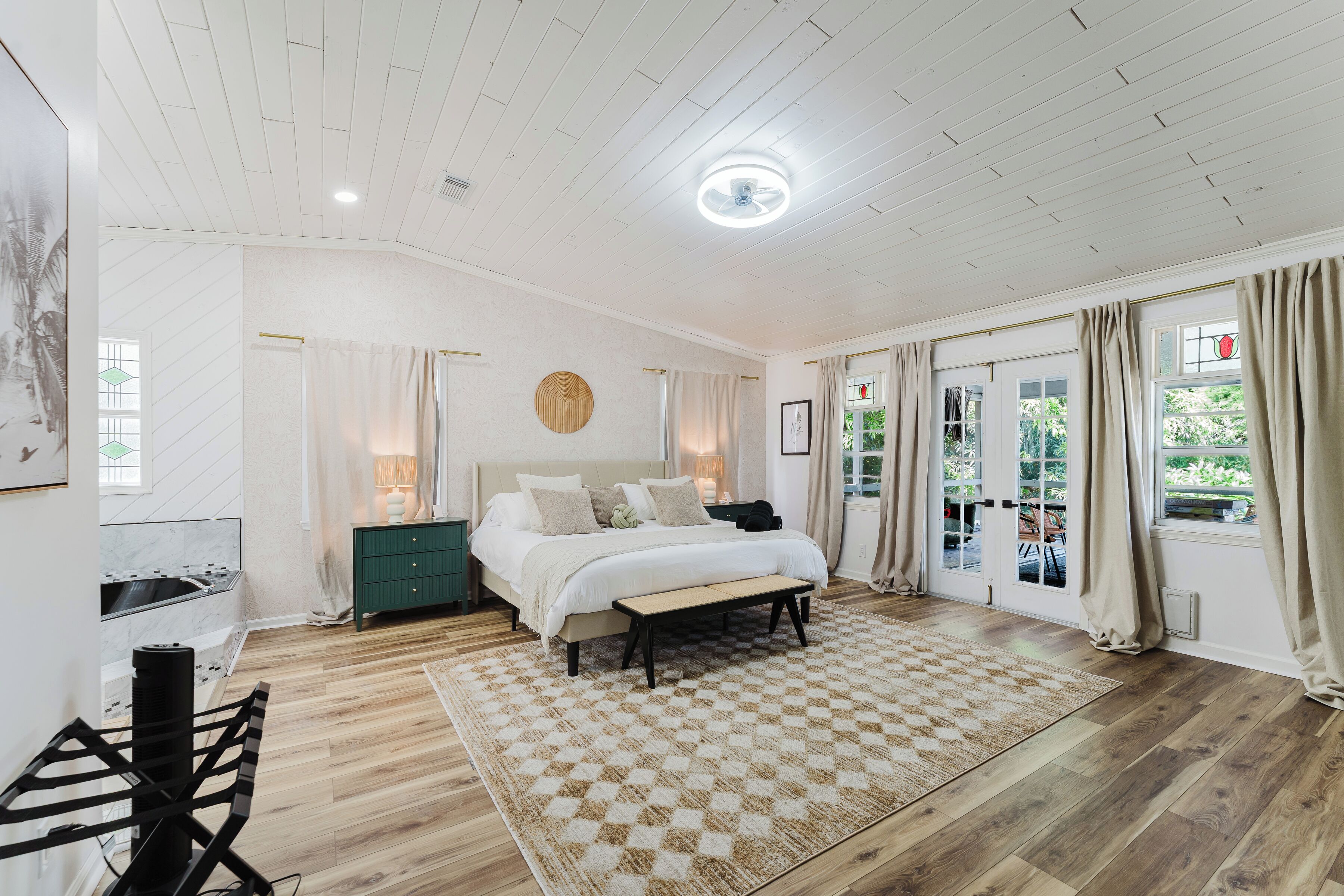 Vila luxo, 6 quartos, vista para o jardim | Roupas de cama premium, edredons de pluma