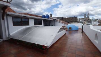 Terraço no piso superior