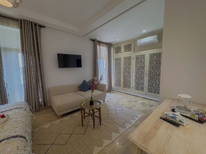 Quarto Duplo Superior, vista para o jardim | Wi-fi grátis 