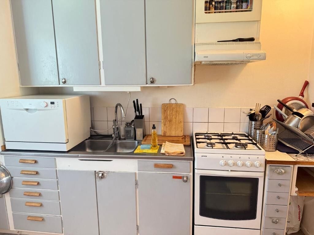 Apartamento Clássico, Vista para a cidade | Cozinha privada