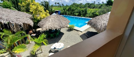 Quarto casal luxo, vista para o jardim | Terraço/pátio