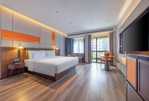 Quarto Duplo Executivo, terraço | Lençóis de algodão egípcio, roupa de alta qualidade, edredões de penas 