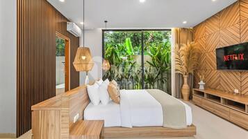 Villa, 3 quartos, varanda, vista para a piscina | Vista do quarto