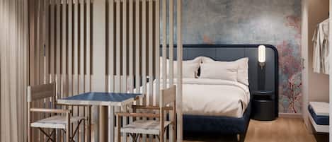 Cofres nos quartos, individualmente decorados