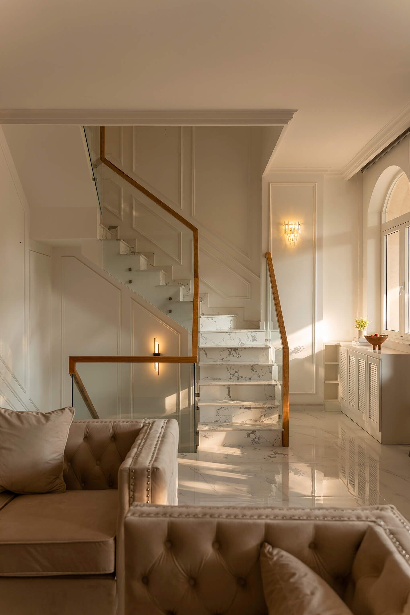 Villa Básica, varanda | Sala de estar