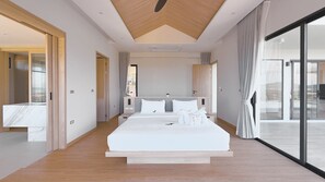 Villa Deluxe | Cofre no quarto, secretária, ferro/tábua de engomar, Wi-fi grátis 