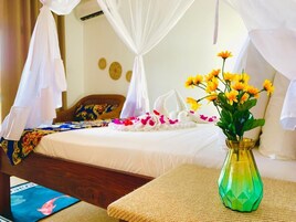 Bungalow Comfort, varanda, vista para o jardim | Wi-fi grátis 