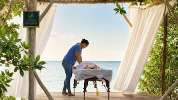Massagens com pedras quentes, massagens musculares profundas