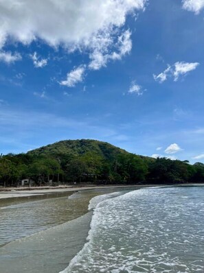 Na praia, autocarro para a praia 