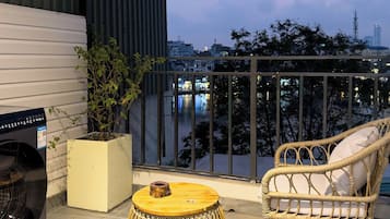 Quarto casal panorâmico | Terraço/pátio