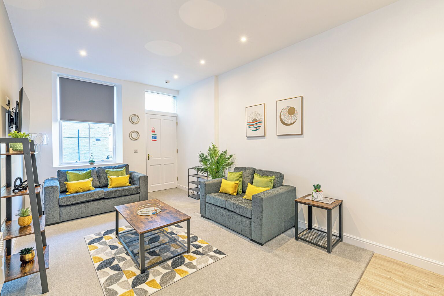 Apartamento Comfort, 1 quarto, não fumadores | Sala de estar | TV de ecrã plano 