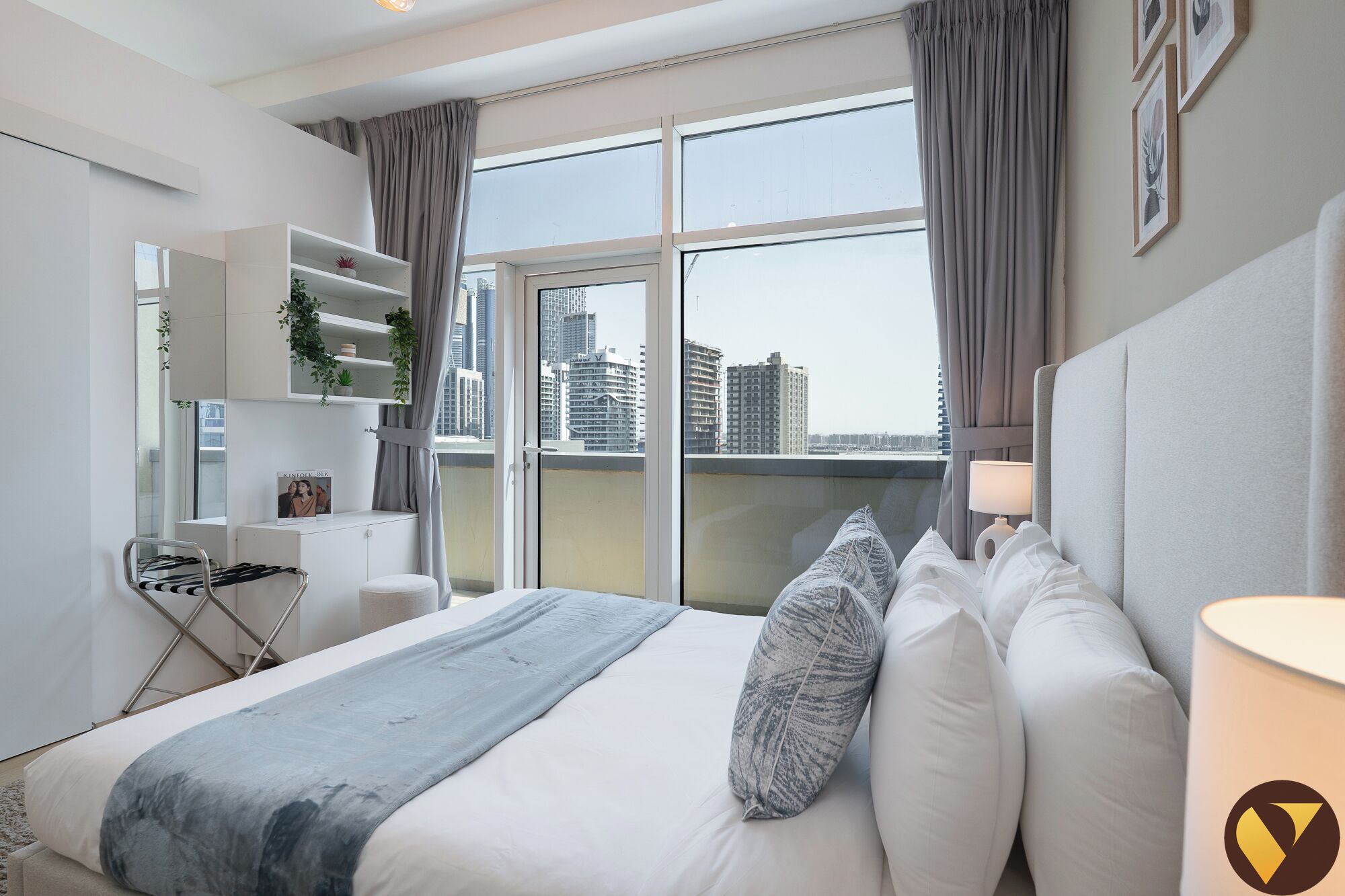 Apartamento de Luxo, varanda, vista para o canal | Lençóis de algodão egípcio, roupa de alta qualidade, cofre no quarto 