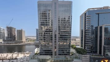 Apartamento superluxo, sacada, vista para o canal | Roupas de cama de algodão egípcio, roupas de cama premium