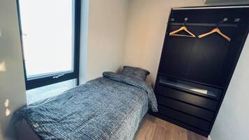 Apartamento, 1 quarto, varanda, vista para o jardim | 2 quartos