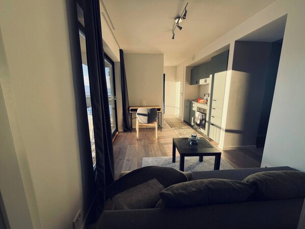 Apartamento, 1 quarto, fumadores, varanda | Sala