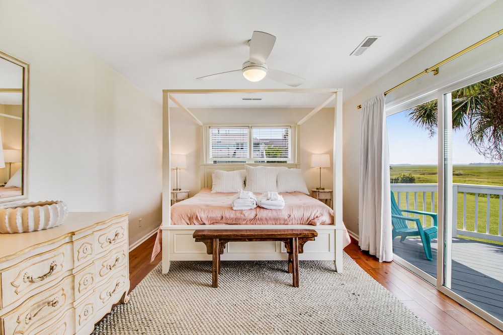 Home with Free WiFi, a Full Kitchen, Five Decks, & Amazing Marsh Views ...