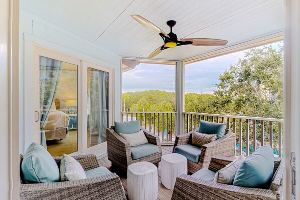 Two-story condo near beach with on-site pool & screened deck Reviews ...