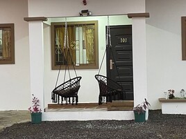 Casa, 2 quartos, sacada, vista para a montanha | Área da propriedade