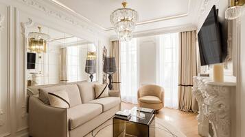 Apartamento | Sala de estar | Smart TV, Netflix, serviços de streaming, escritórios