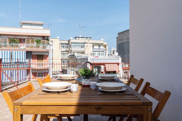 Apartamento, 2 quartos | Terraço/pátio