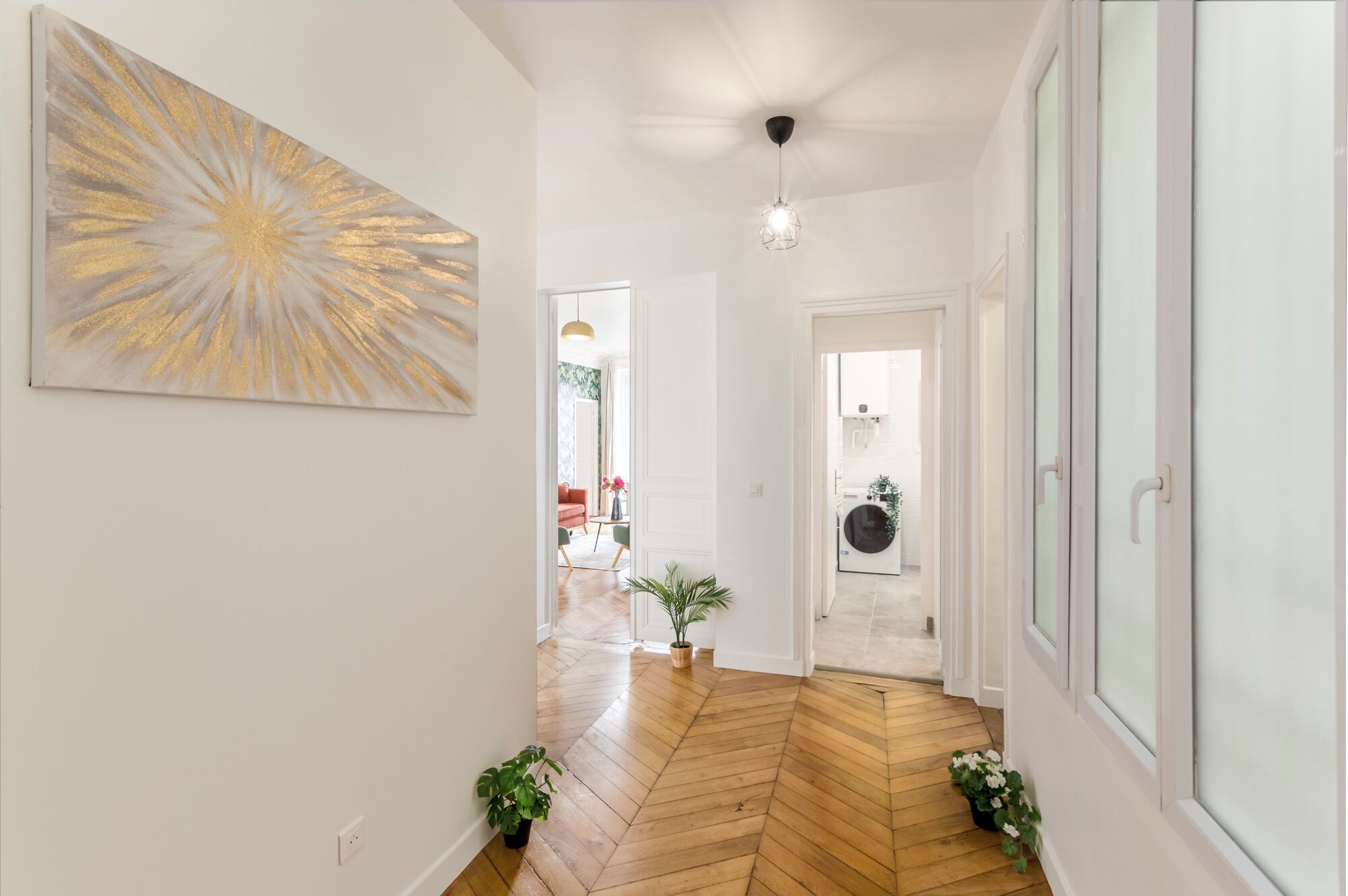 Apartamento, vista para o jardim | Sala de estar | Smart TV, Netflix, serviços de streaming, escritórios 