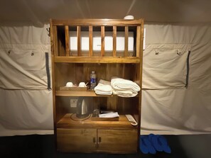 Barraca superluxo, vista para a montanha | Parte interna