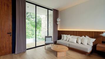 Villa de Luxo, 2 quartos, piscina privativa | Vista do quarto