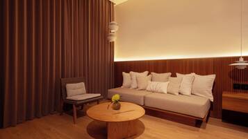 Villa de Luxo, 2 quartos, piscina privativa | Secretária, secretária adequada para computadores portáteis