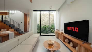 Villa de Luxo, 2 quartos, piscina privativa | Sala de estar