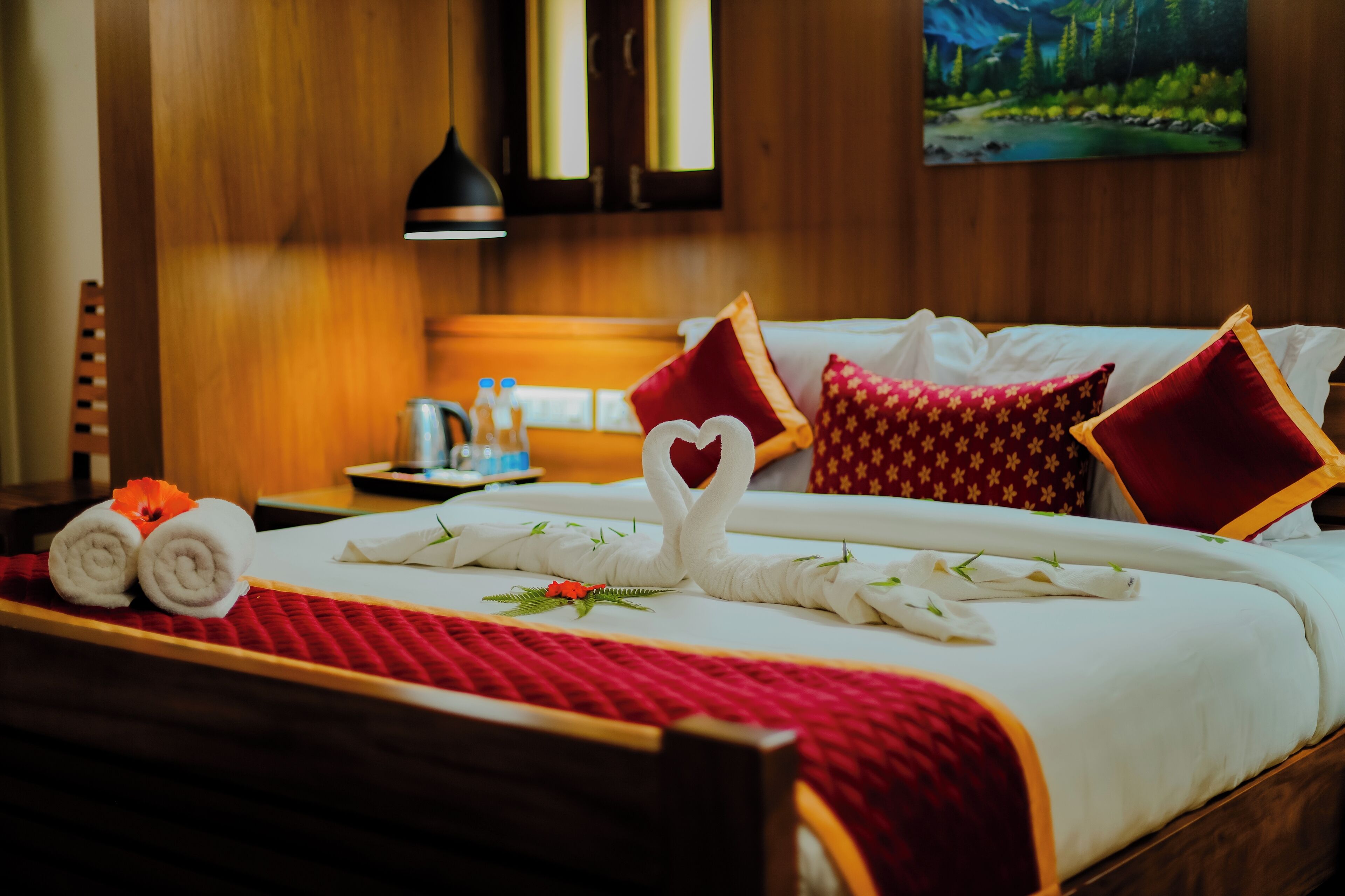 Quarto superluxo | Escrivaninha, espaço de trabalho para notebook