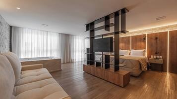 Suite Lua de Mel | Cofre no quarto, cortinas/cortinados opacos, quartos insonorizados