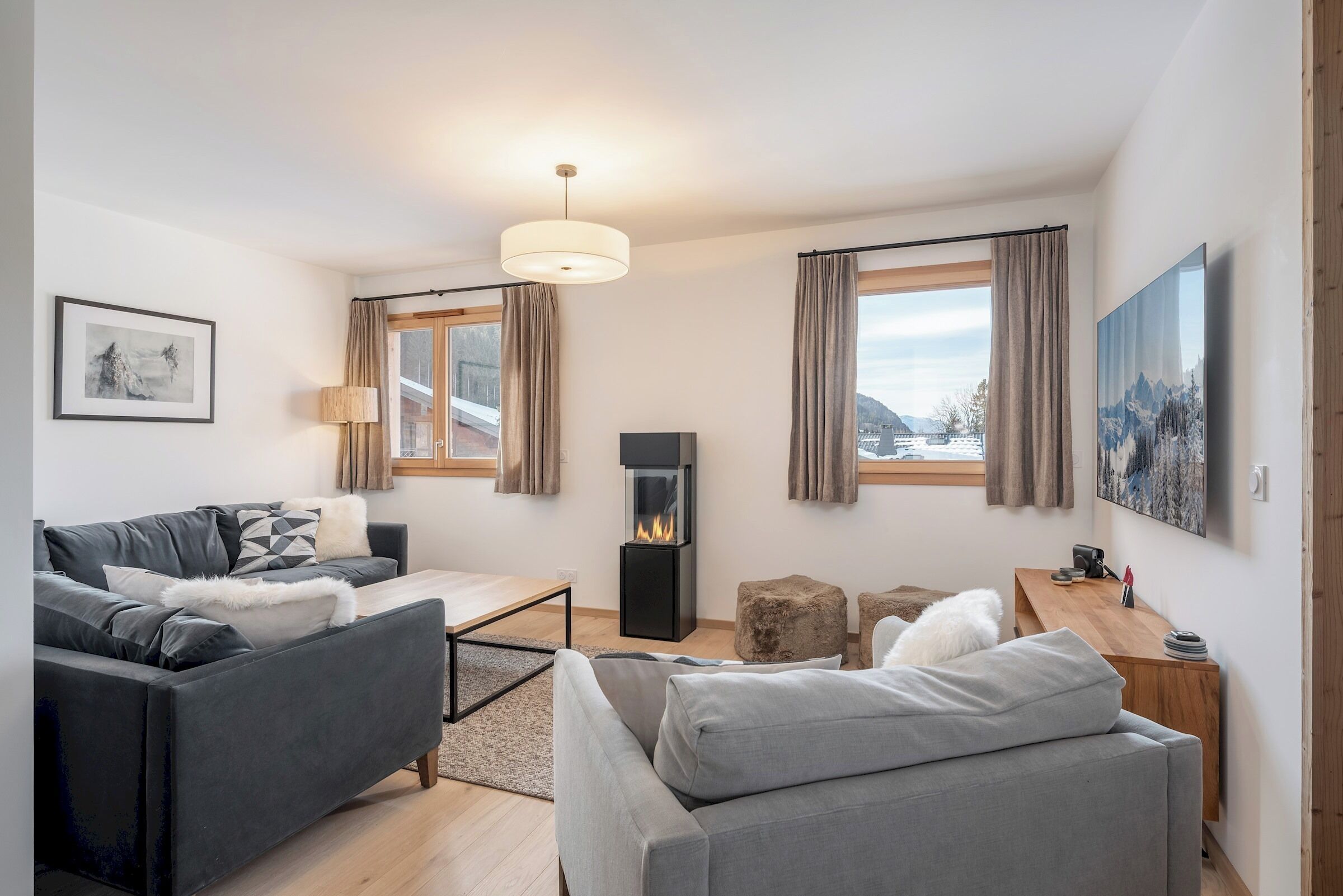Ardelle - Alpine Duplex With Hot Tub, Les Gets - Morillon
