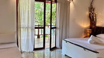 Quarto Triplo Familiar | Wi-fi grátis, roupa de cama fornecida