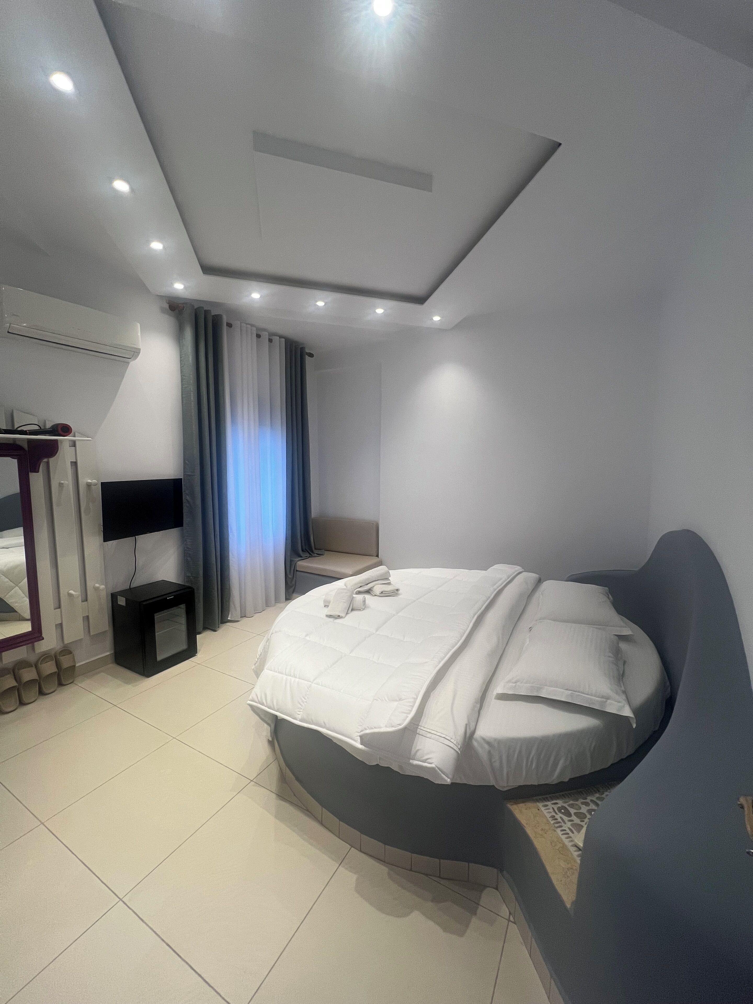 Quarto casal, vista para o jardim | Wi-Fi de cortesia