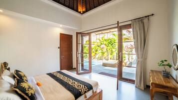 Quarto Duplo Deluxe, 3 quartos | Com mobília individualizada, ferro/tábua de engomar, Wi-fi grátis