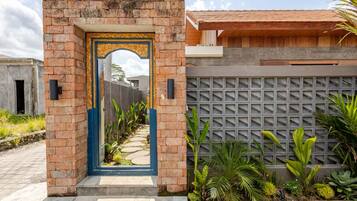 Entrada do alojamento