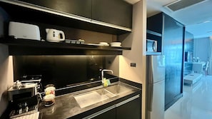 Apartamento, vários quartos, acessível, varanda | Cozinha privada