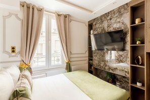 Apartamento | Sala de estar | Smart TV, Netflix, serviços de streaming, escritórios 